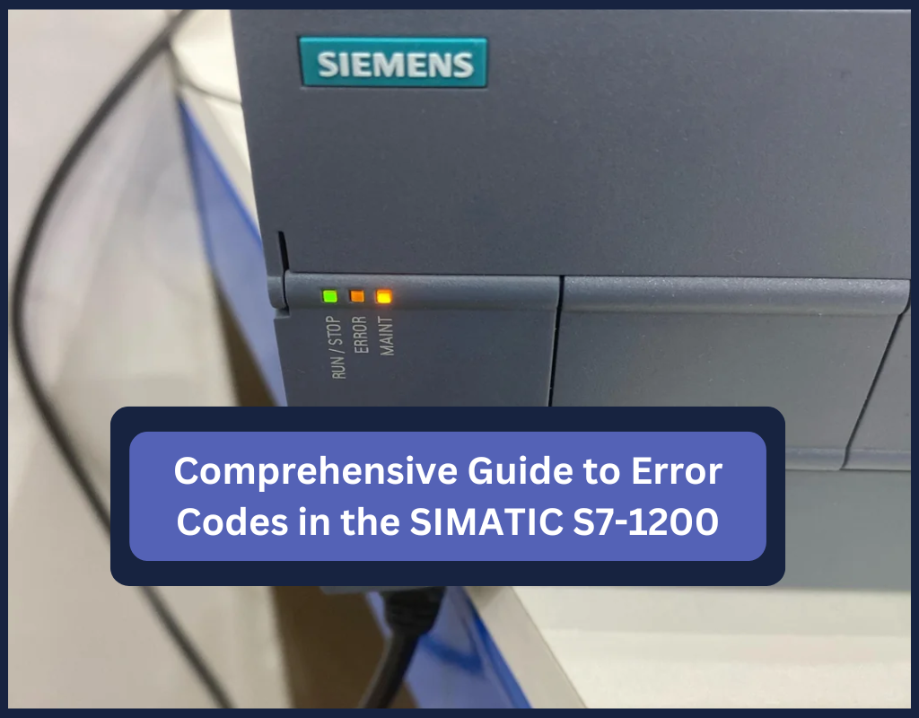 Comprehensive Guide to Error Codes in the SIMATIC S7-1200