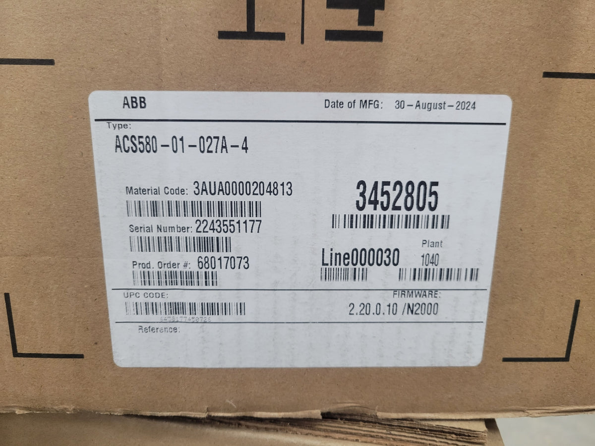 ABB ACS580-01-027A-4